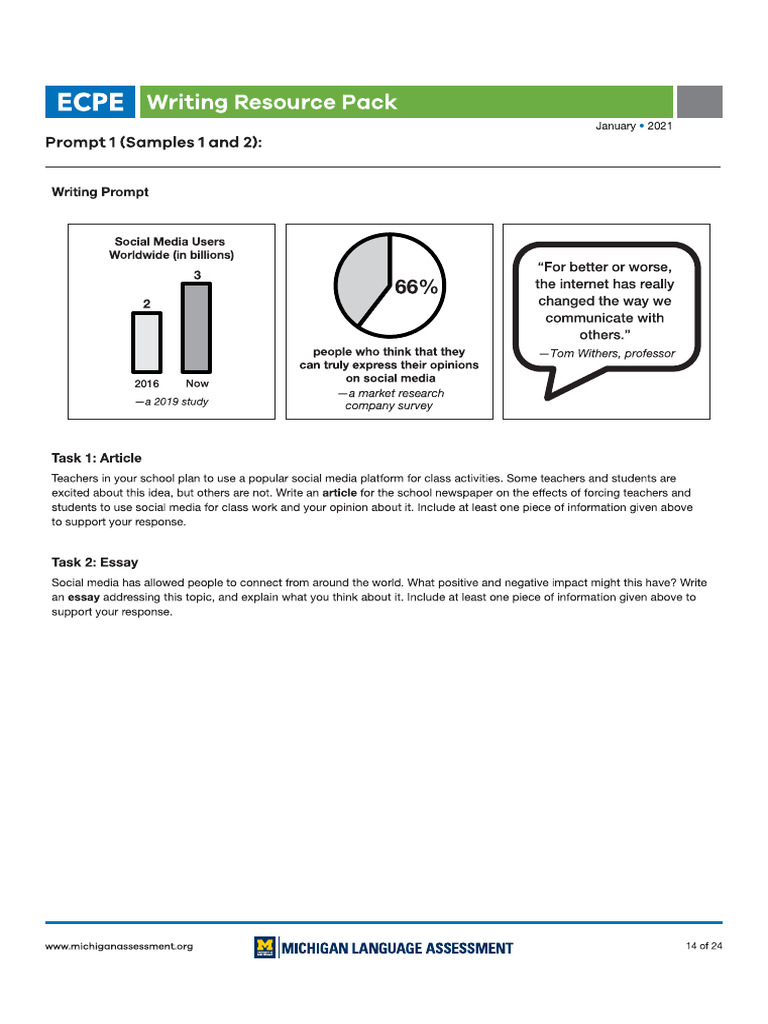 Writing Task Example | PDF