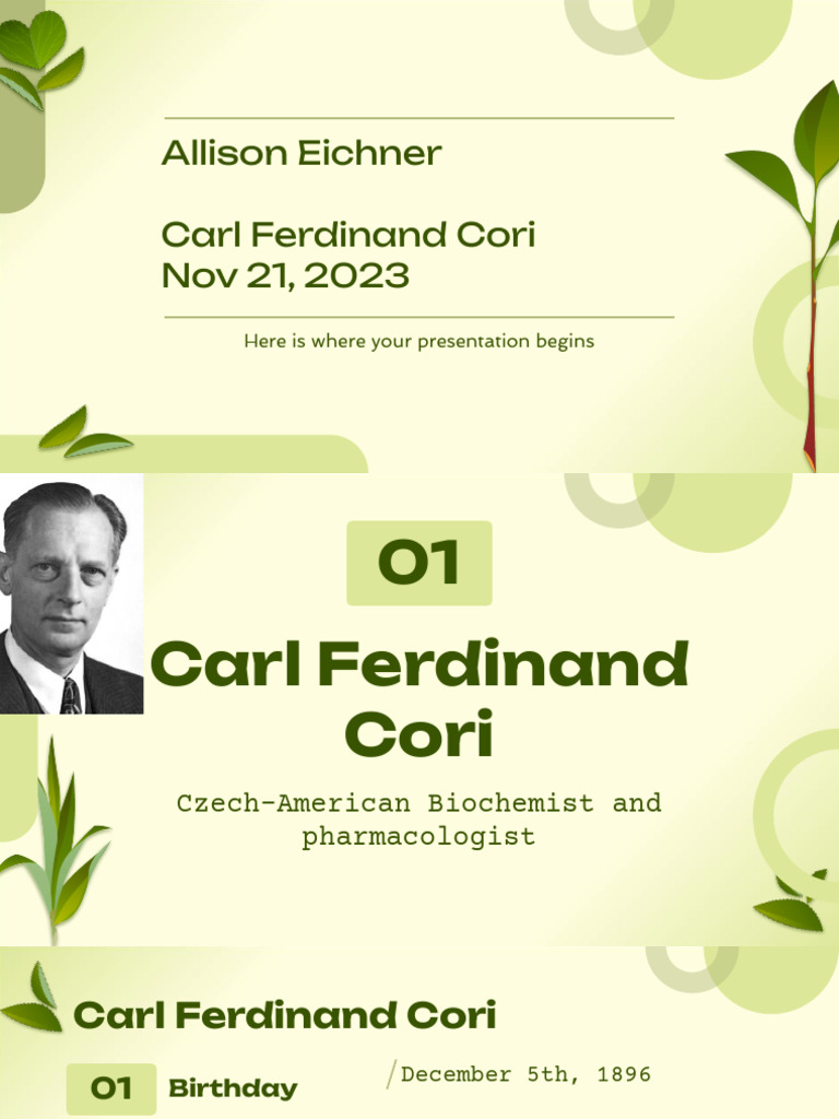 Carl Ferdinand Cori | PDF