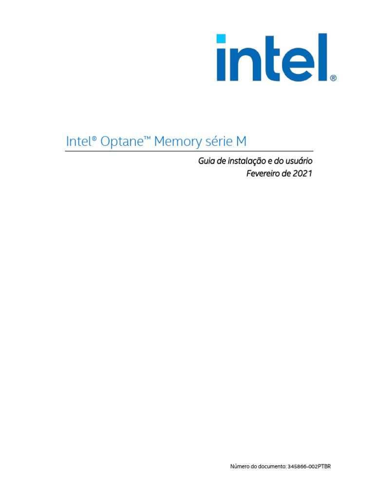 Optane Memory M Series Installation Guide 345866 | PDF