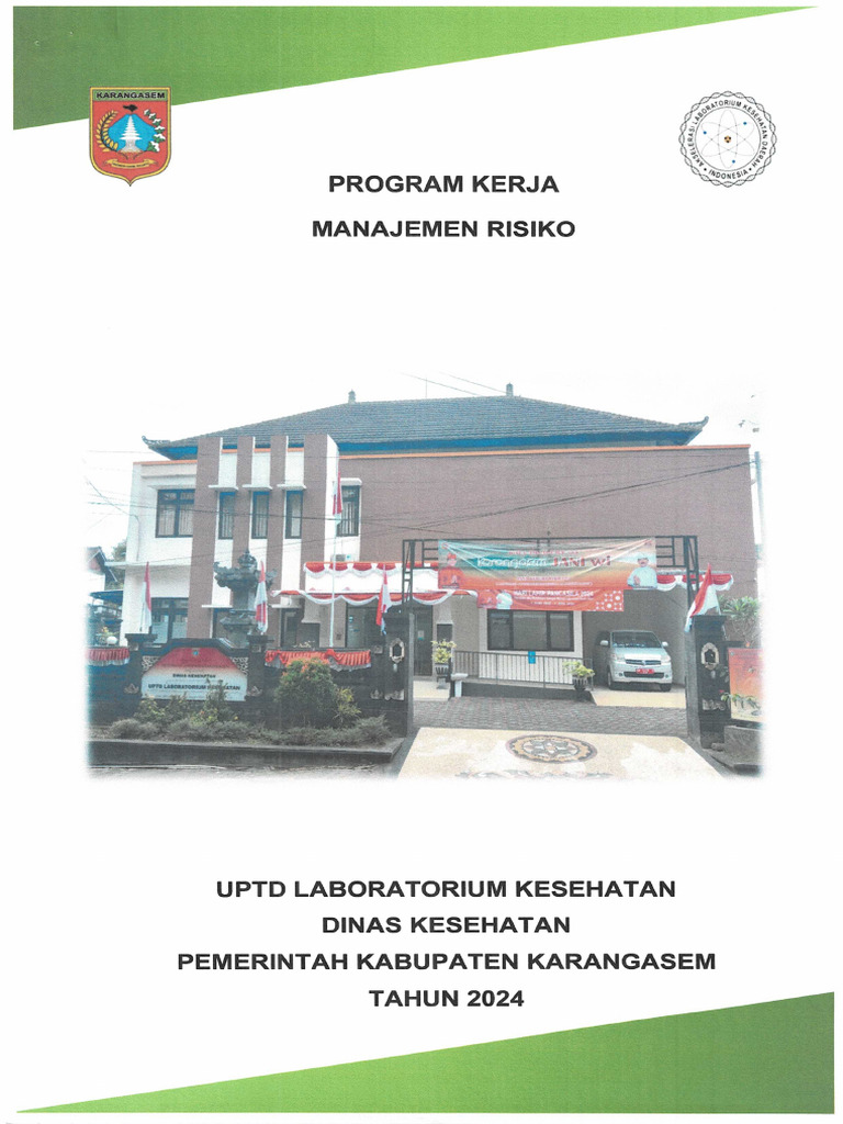 Laporan dan Program Manajemen Resiko | PDF