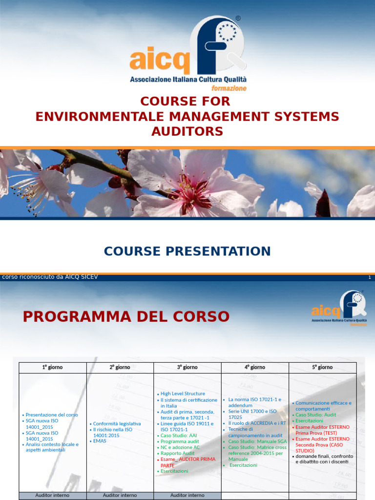 Day 1 - 01 Course Presentation | PDF | Qualifications | Business