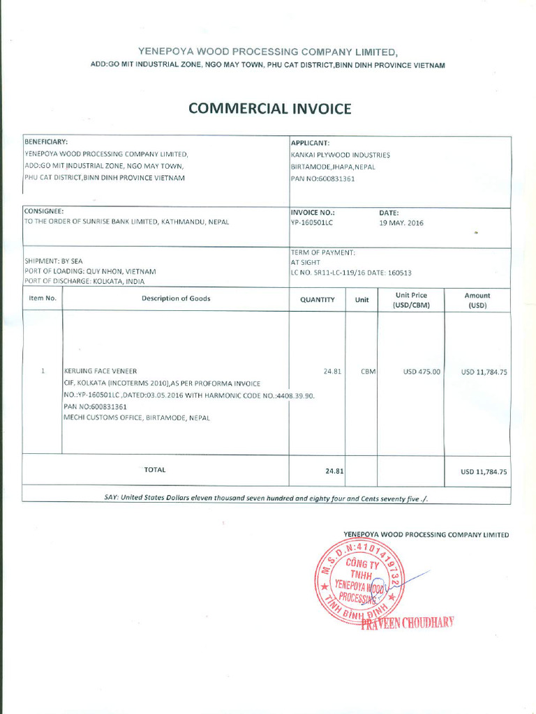 3 Commercial Invoice | PDF