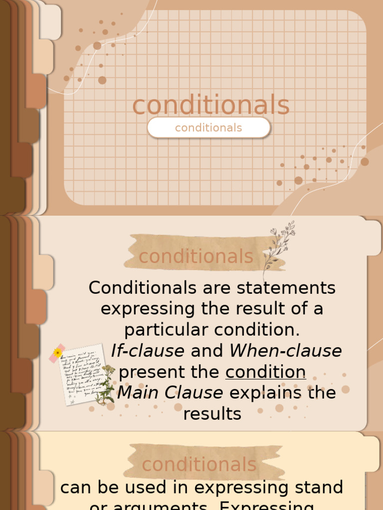 Conditionals | PDF