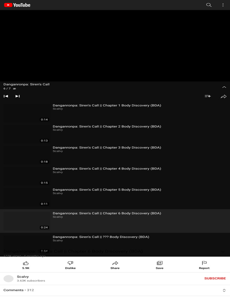Danganronpa Siren's Call Chapter 6 Body Discovery (BDA) - YouTube | PDF