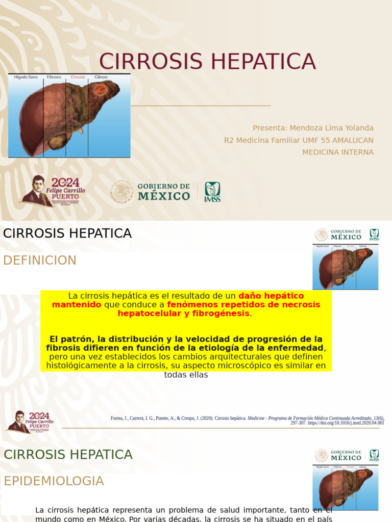 Cirrosis Hepatica | PDF | Cirrosis | Medicina