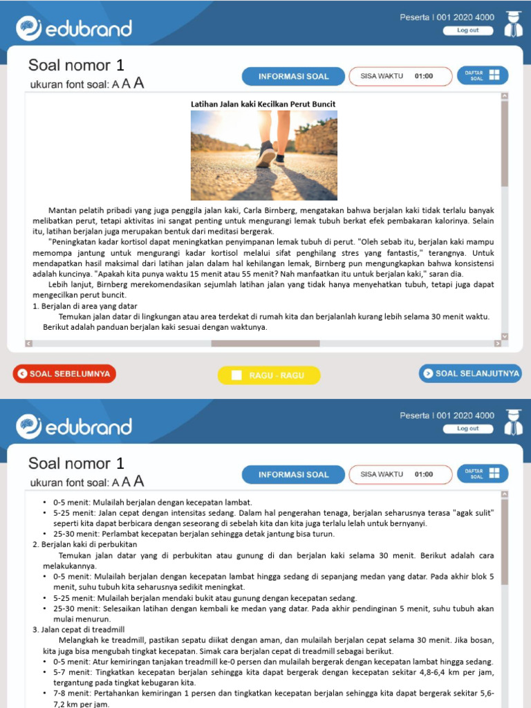 Literasi Membaca 1 - (SMK Set-1) | PDF