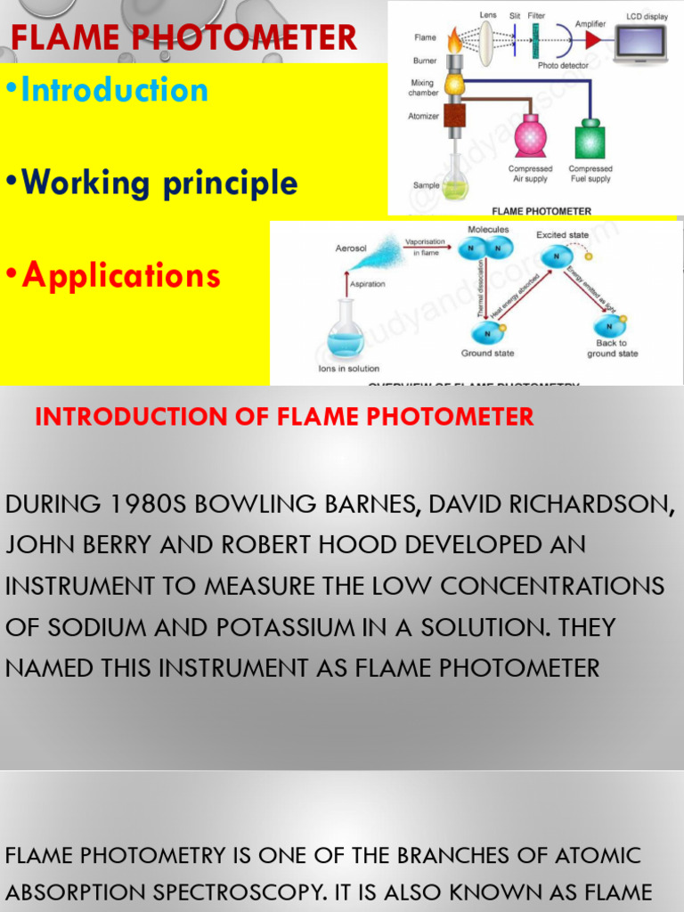 Flame Spectroscopy... | PDF