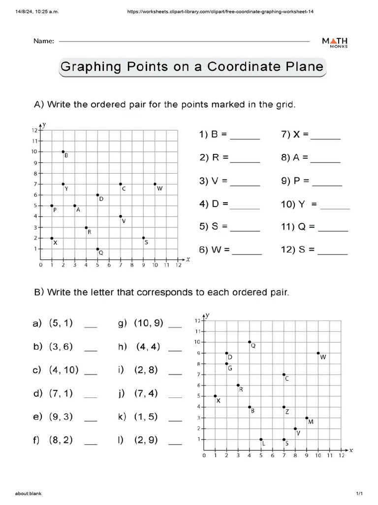 Graph Worksheet 3rd G | PDF