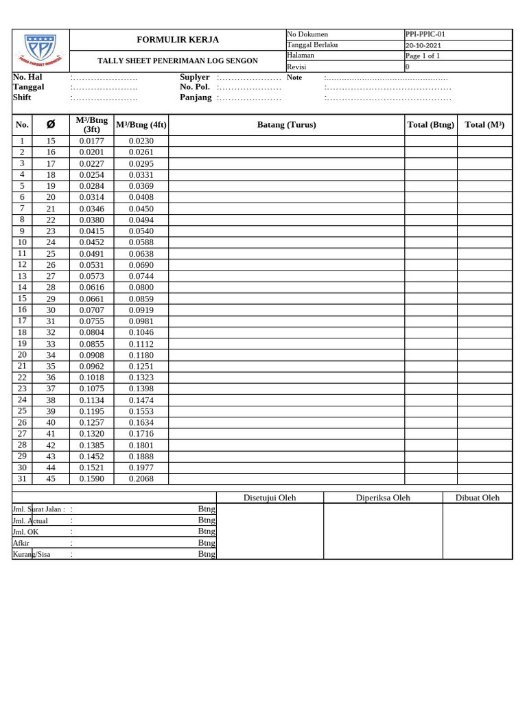 Draft Form Produksi | PDF