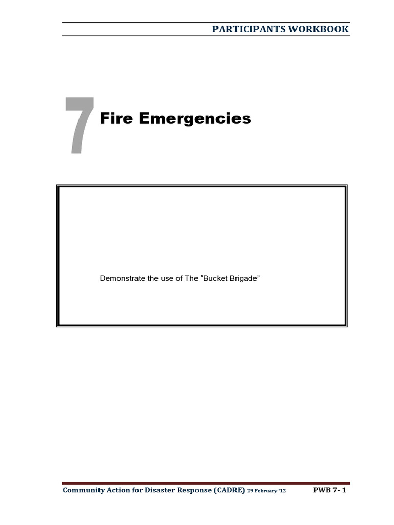 Fire Emergencies Lessons | PDF | Fires | Technology & Engineering