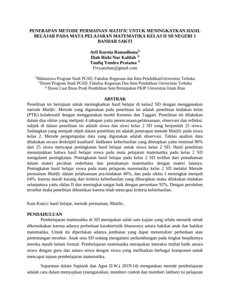 Arfi Kurnia Karya Ilmiah Revisi Pdf