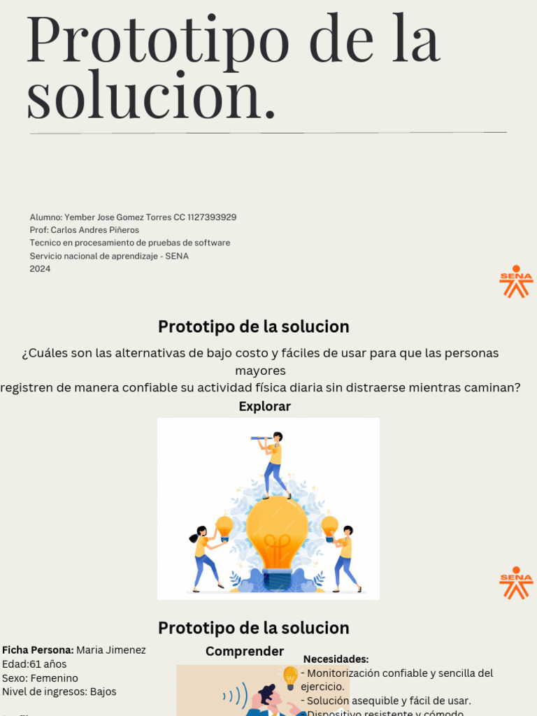 Prototipo de la solución. GA6-240201533-AA3-EV01 | PDF