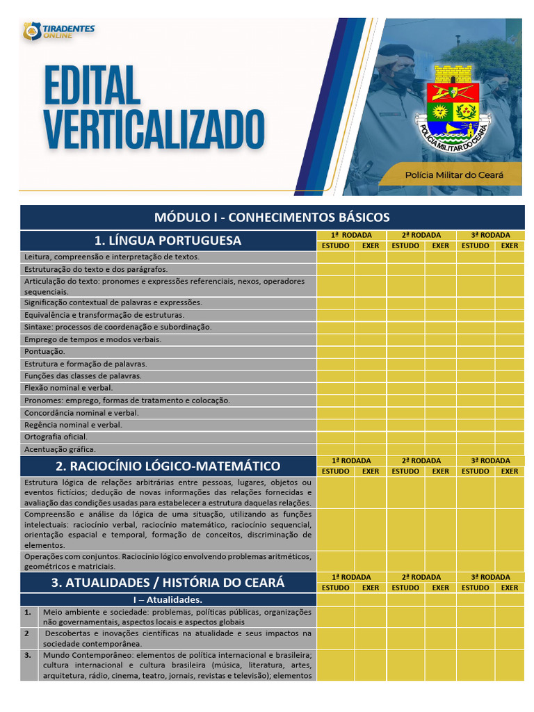 Edital Verticalizado Pmce 2021 | PDF