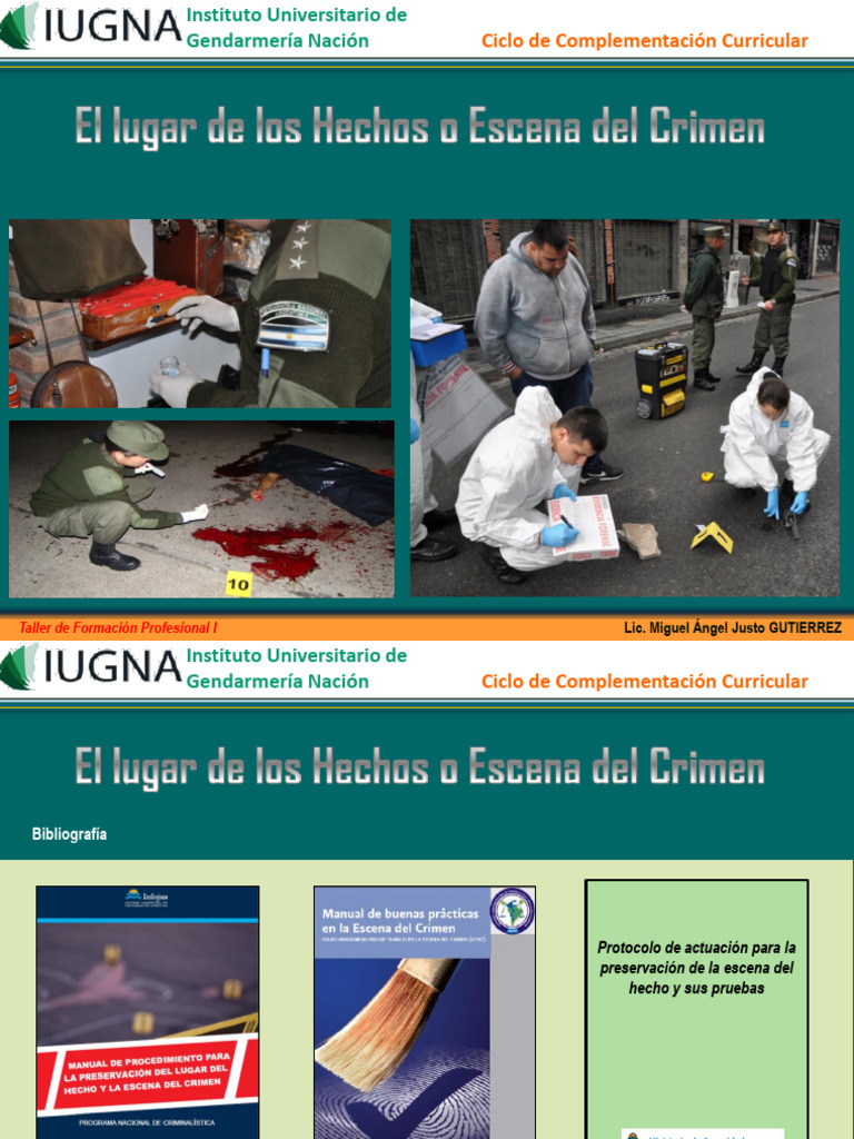 00 Expo Escena Del Crimen | PDF