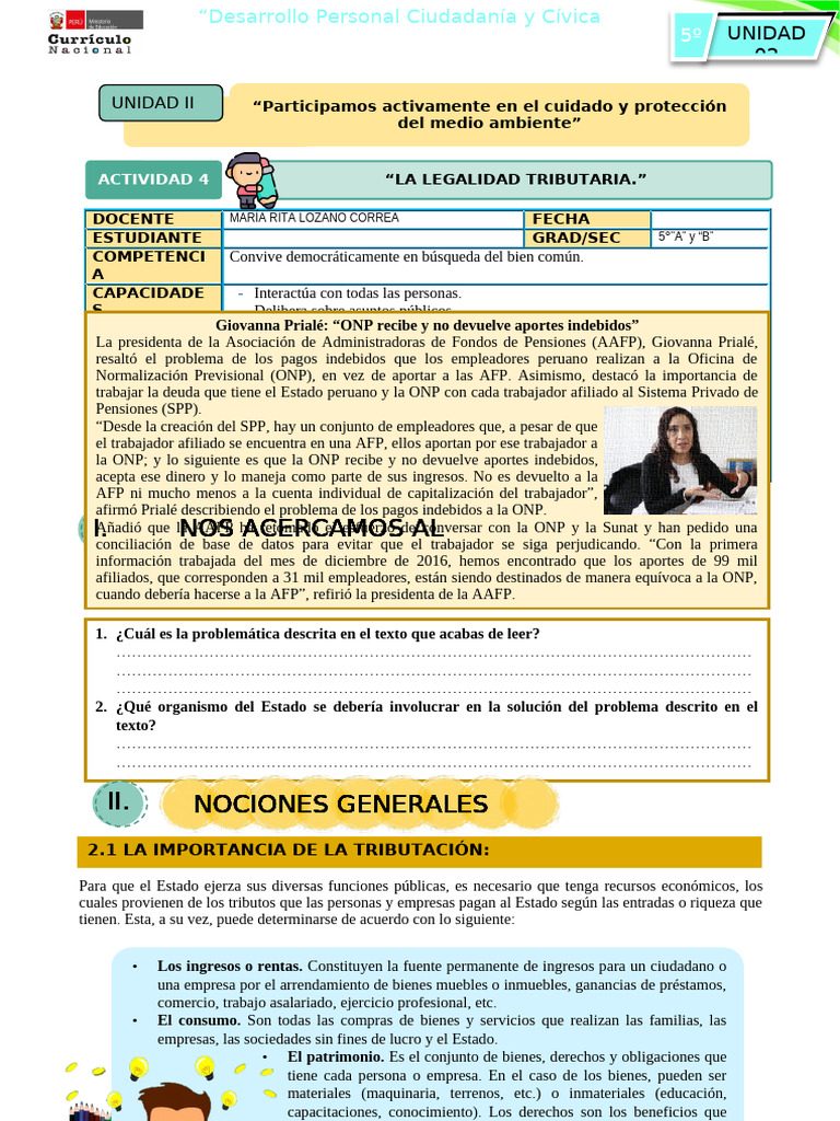 5° DPCC - Actv.04-Uni.2 2024 | PDF