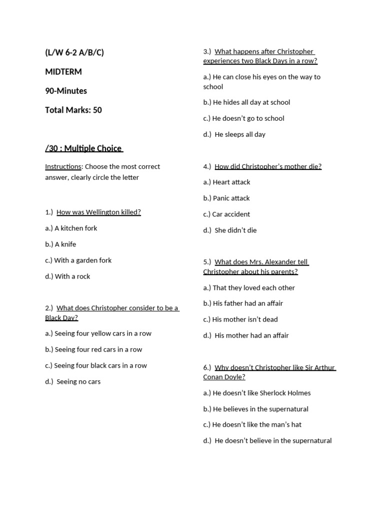 6-2 Midterm | PDF