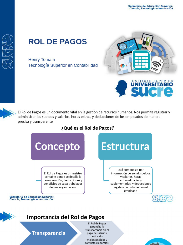 01 Rol de Pagos | PDF