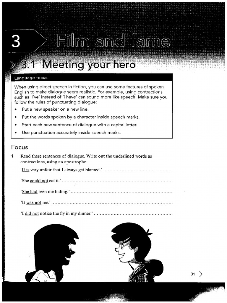 WORKBOOK 7 Unit 3 Film and Fame | PDF