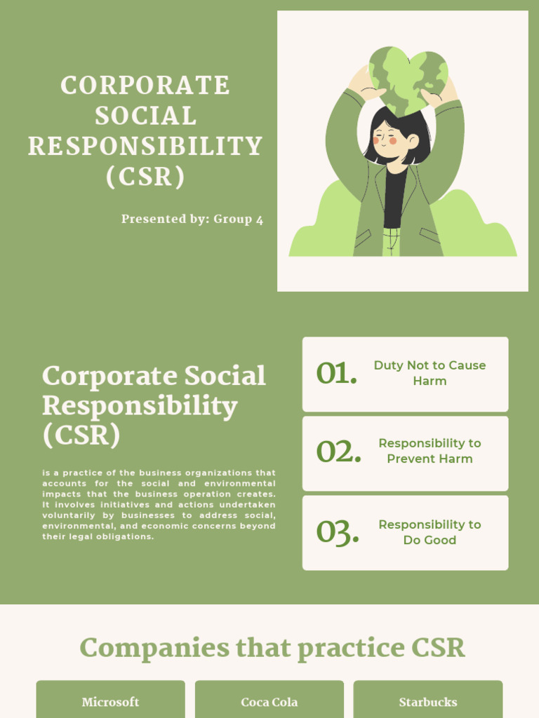 Green Illustrated Sustainable World Presentation | PDF