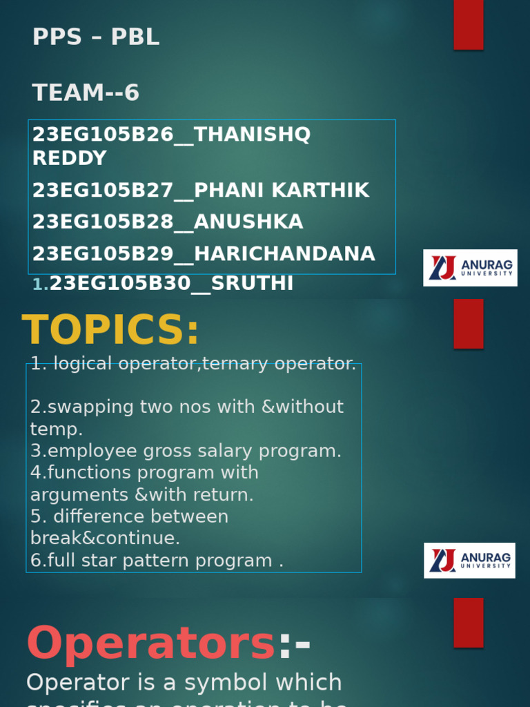 Pps - PBL TEAM - 6 | PDF