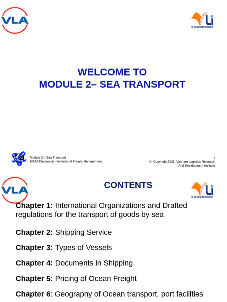 PPT M02 Sea Transport | PDF
