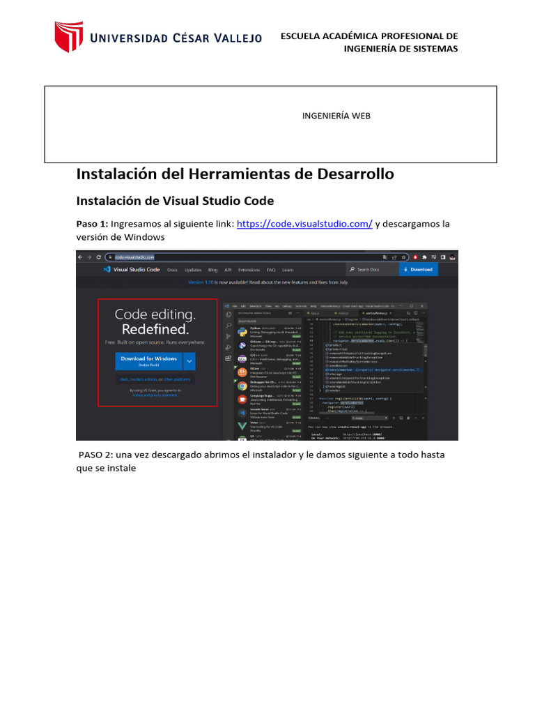 Material - GUÍA DE INSTALACION DE VISUAL STUDIO CODE - XAMPP Y PHP | PDF