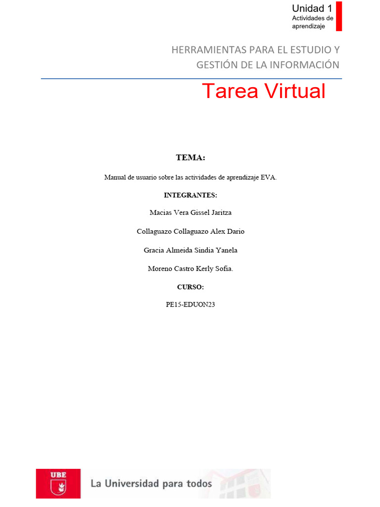 Tarea Herramientas Manual Alexis | PDF