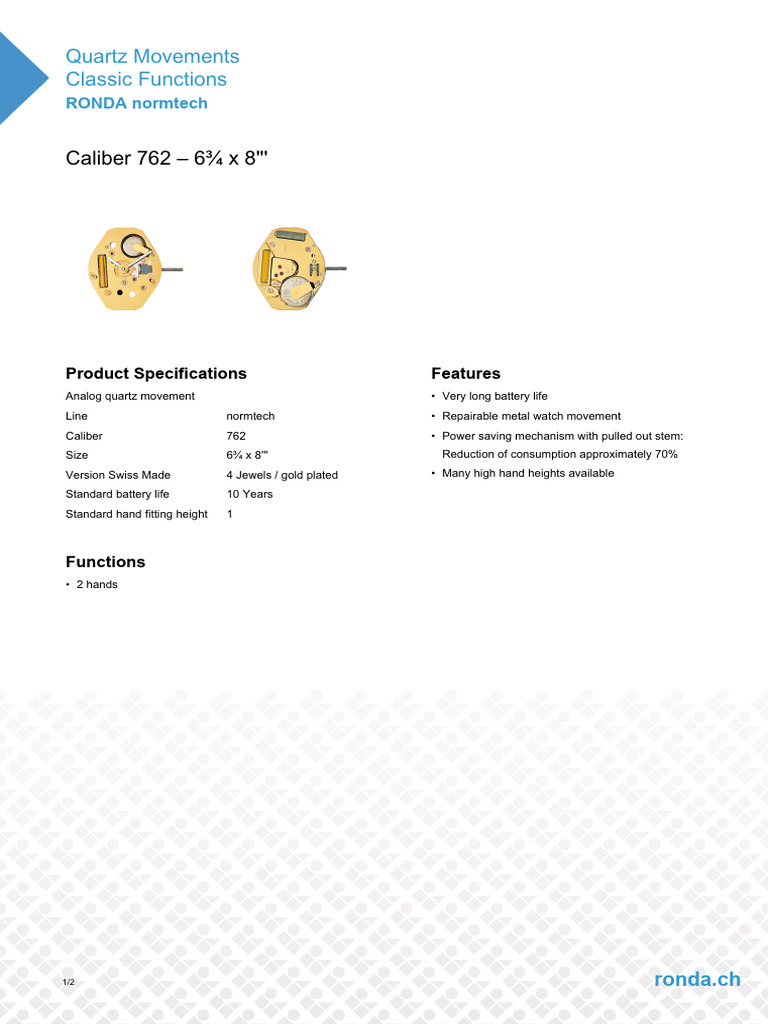 Datasheet_762_Complete_technical_documentation | PDF