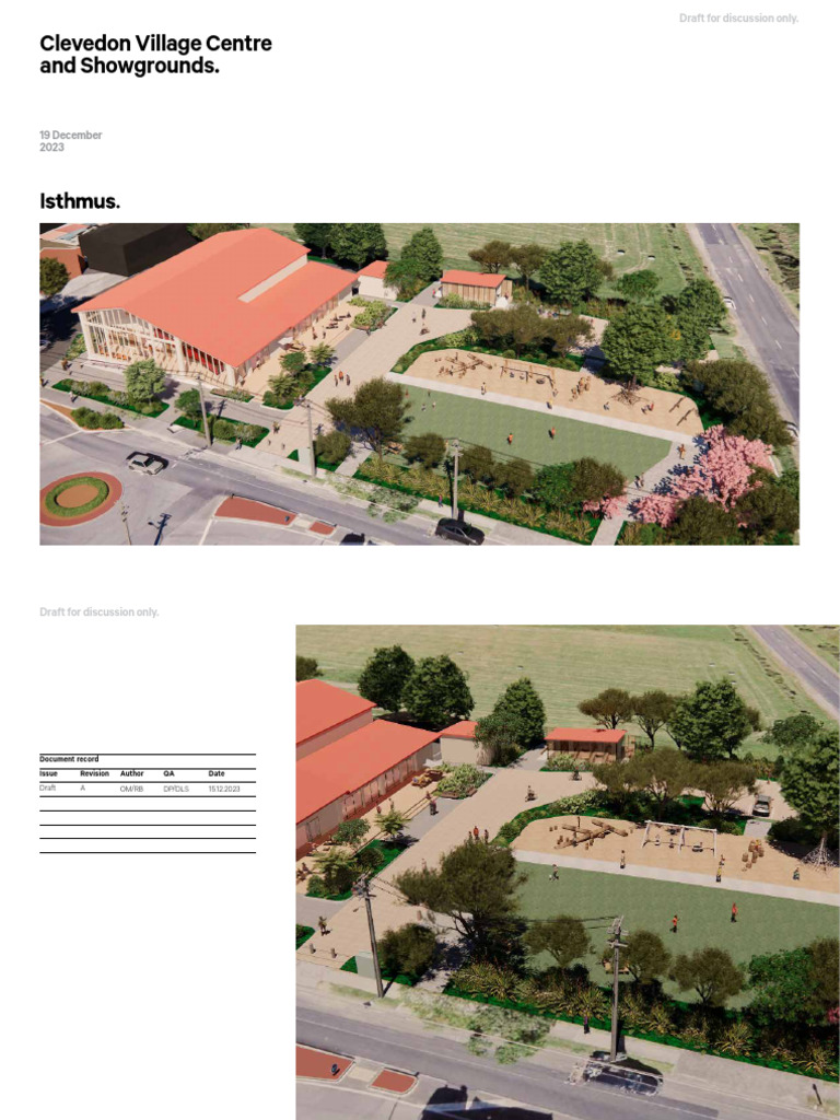 Full Draft Concept Plan (Includes Village and Showgrounds) | PDF