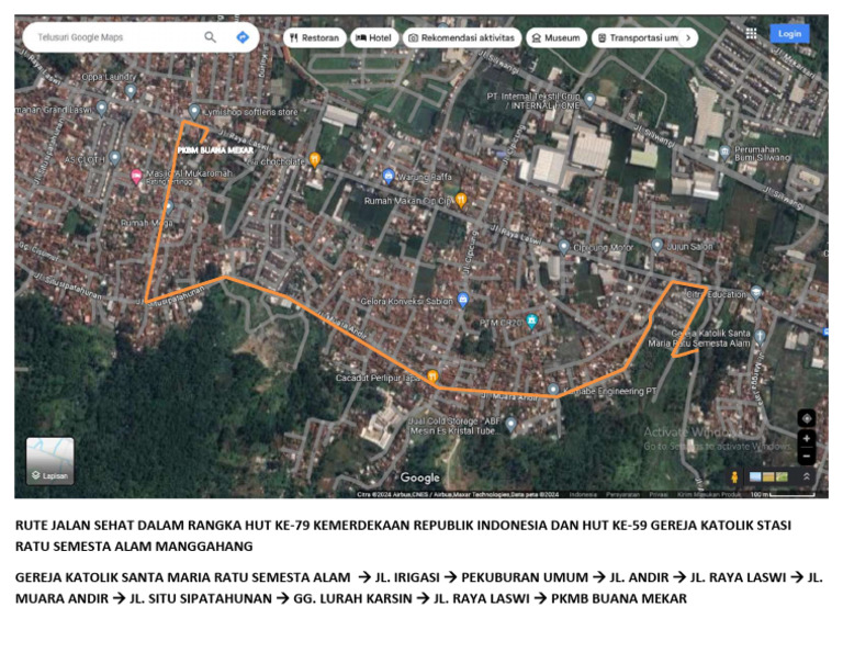 Rute Jalan Sehat | PDF