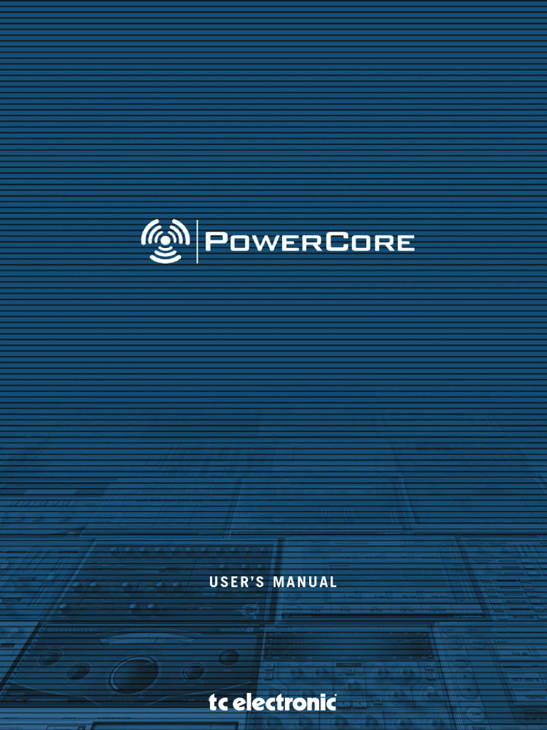 Tcelectronic Powercore Manual English | PDF | Ac Power Plugs And ...