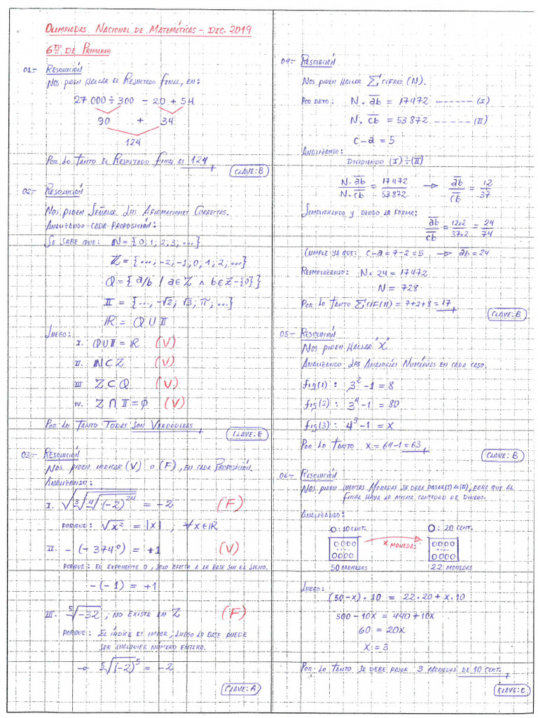 6to de Primaria | PDF