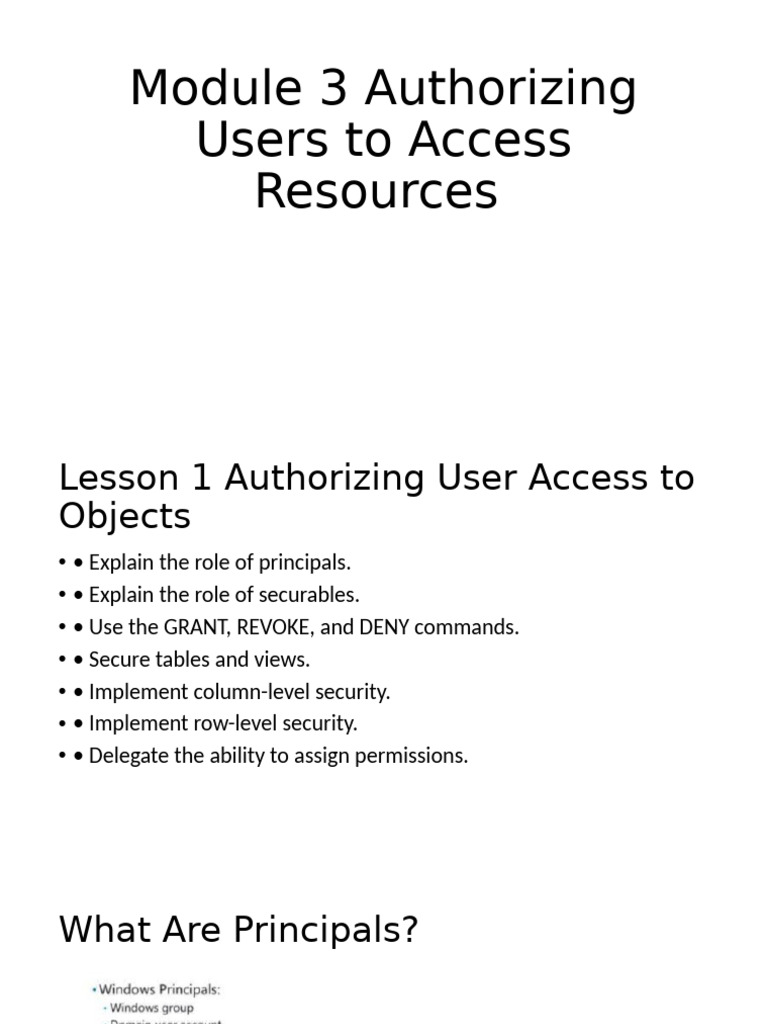 Module 3 | PDF