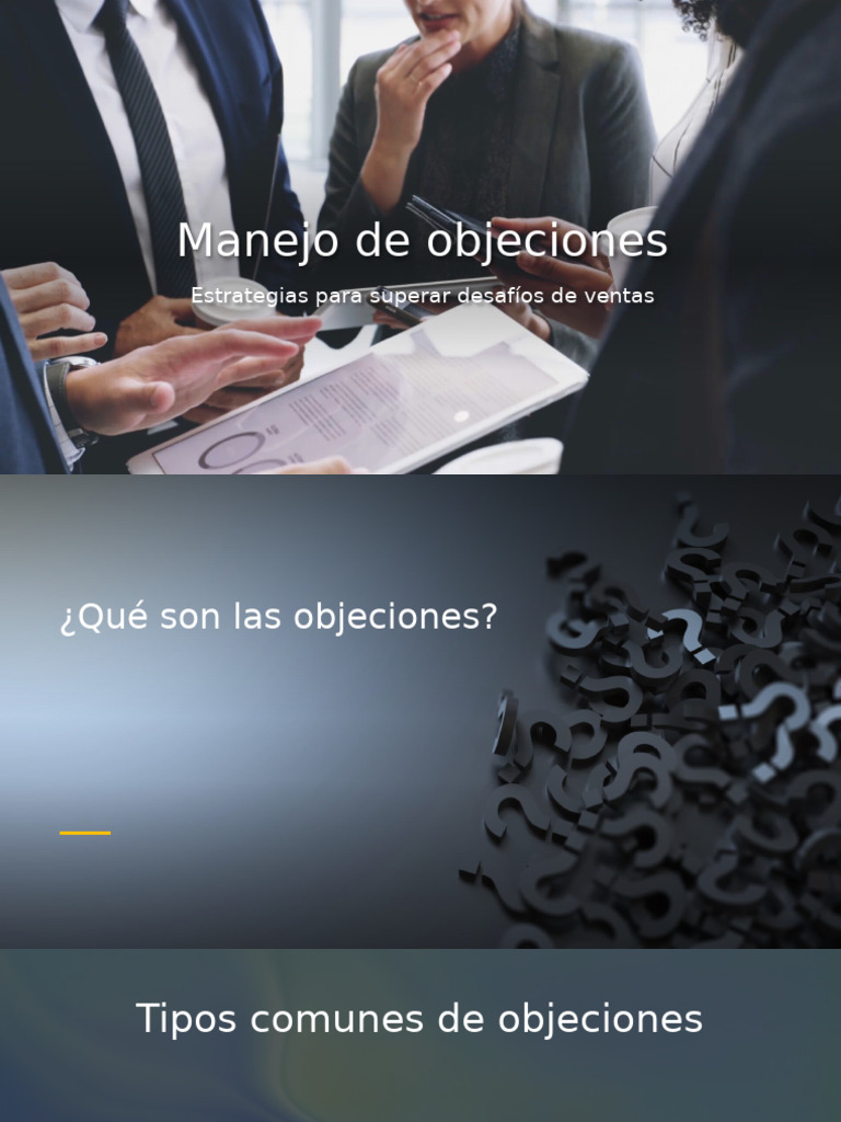 Manejo de Objeciones | PDF