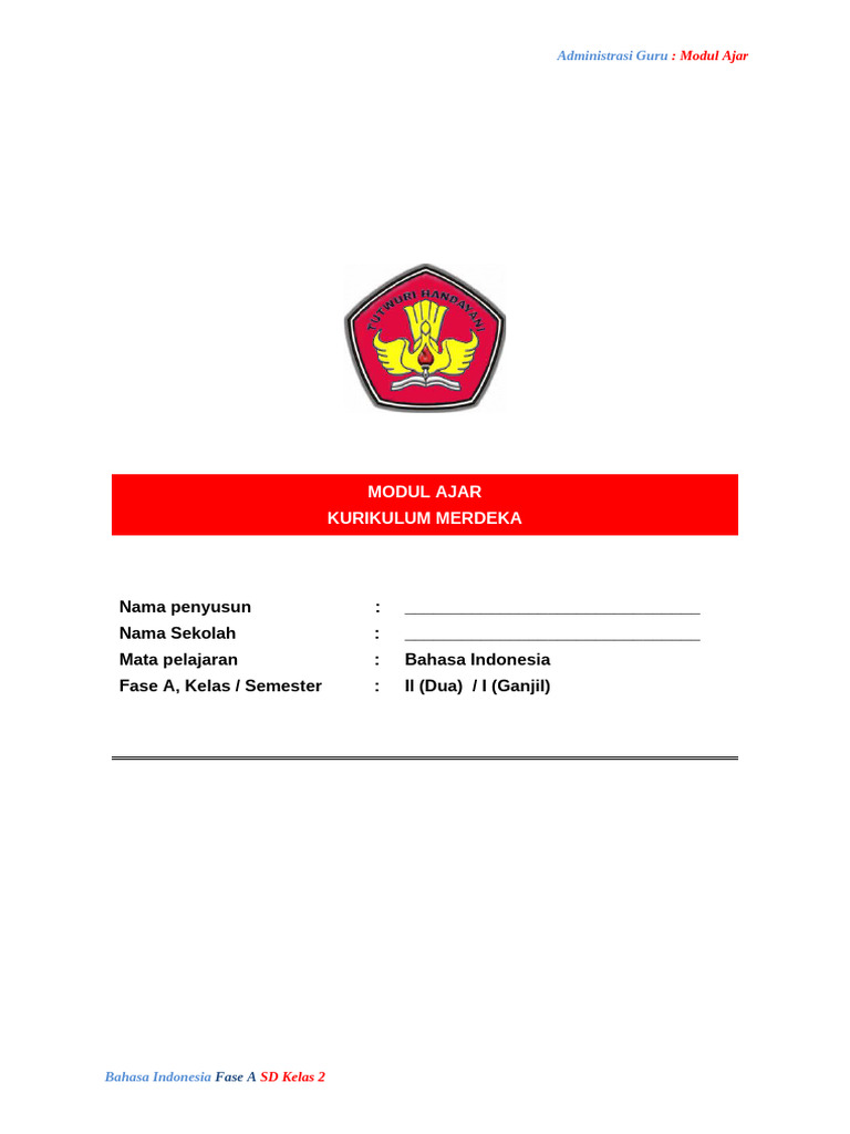 Modul Ajar BAB 1 | PDF