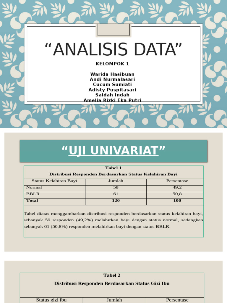 Analisis Data | PDF