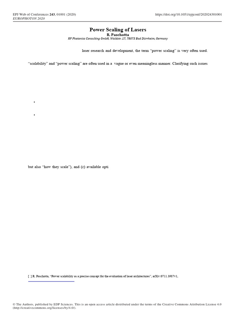 Power_Scaling_of_Lasers | PDF Power_Scaling_of_Lasers | PDF