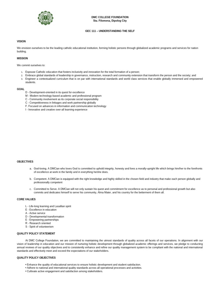 Uts Sy24-25 Syllabus | PDF
