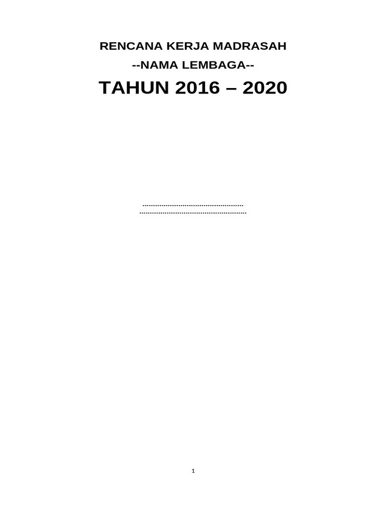 Contoh RKM Mi | PDF