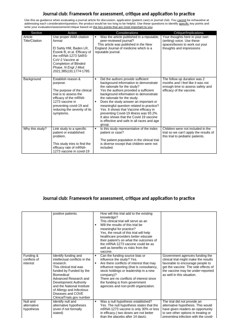 Journal - Club.Template.2019 ME | PDF