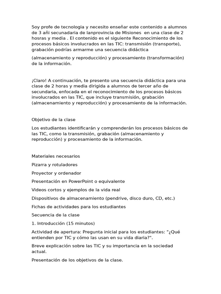 Tic 2 Trimestres | PDF