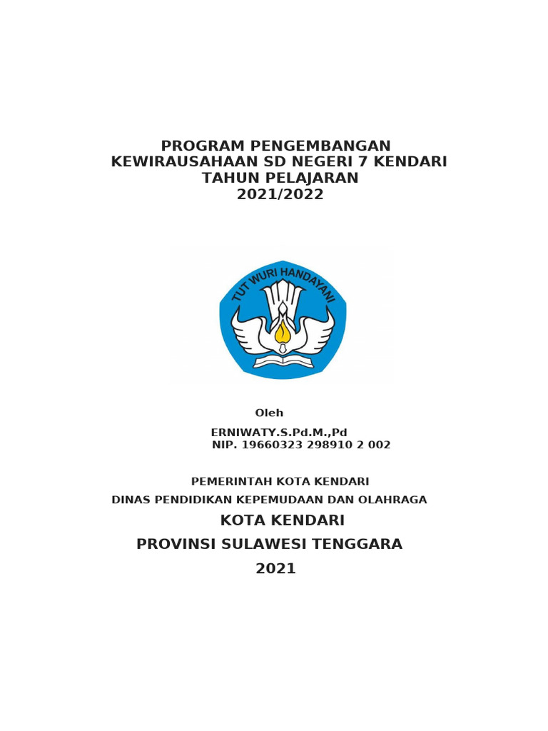program kewirausahaan 7 Kdi | PDF