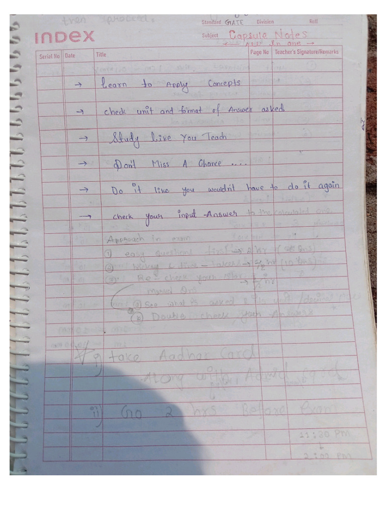 Capsule Notes 1 | PDF