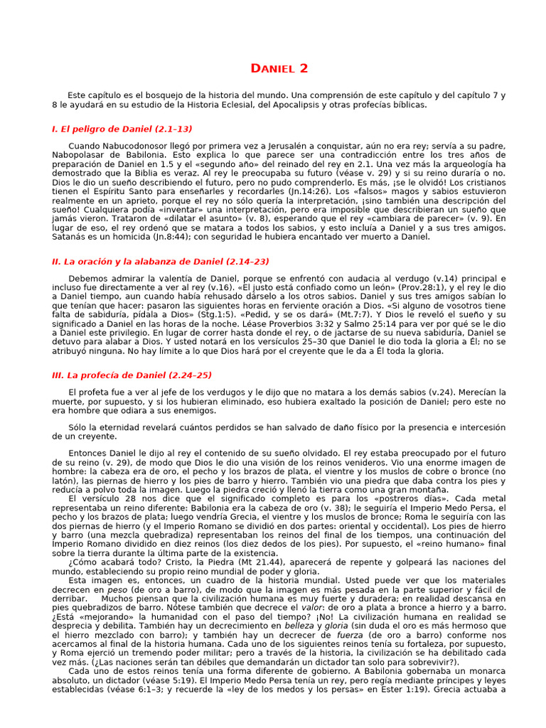 01- Daniel 2 | PDF