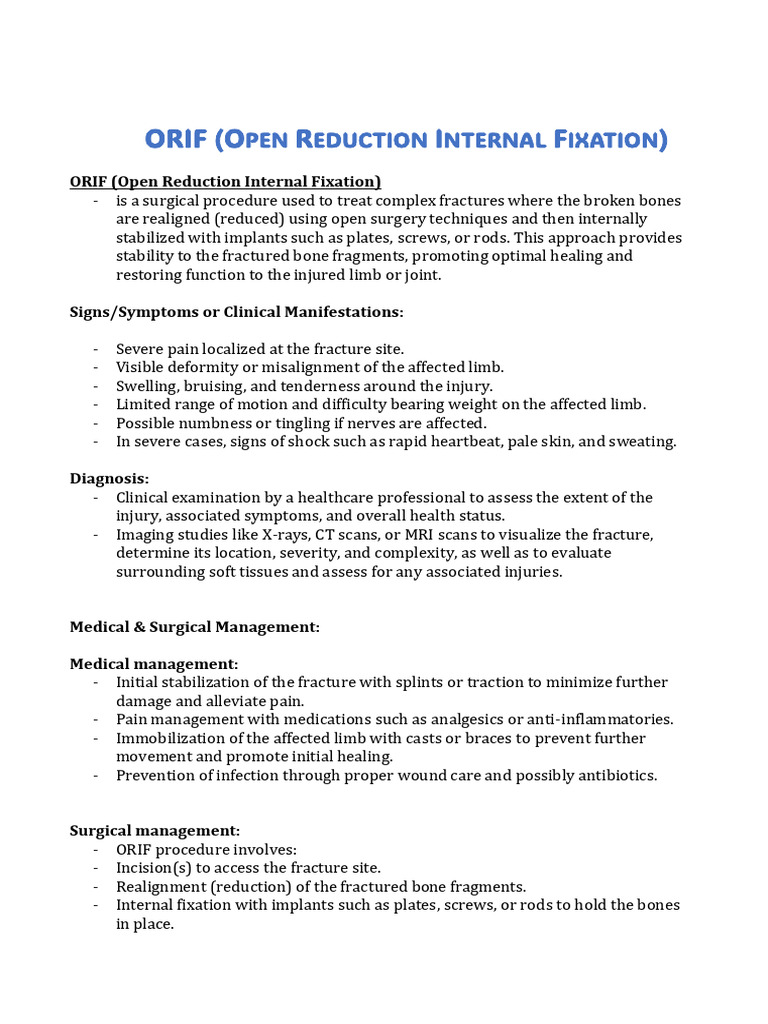 ORIf | PDF