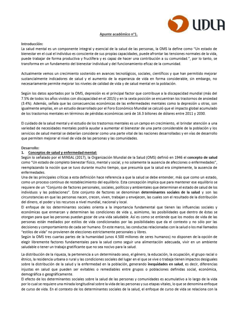Apunte Academico 1 | PDF