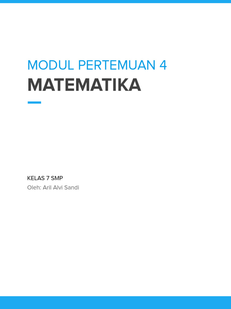 Modul Pertemuan 4 | PDF