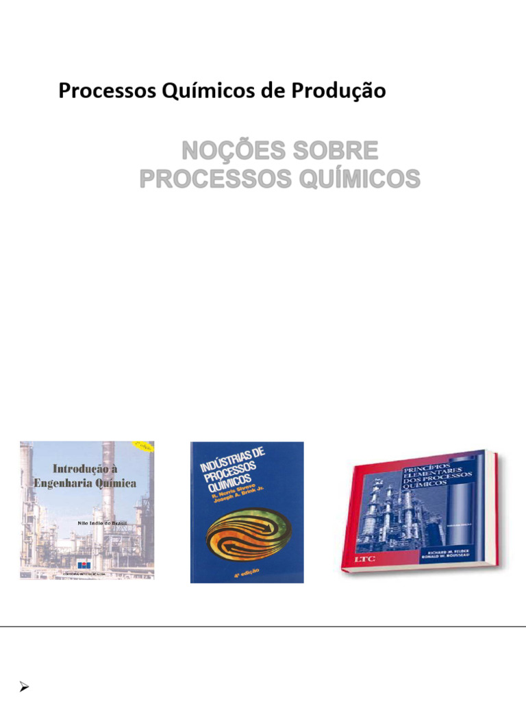 Aula 1 - Noções Sobre Processo Químico PUC | PDF