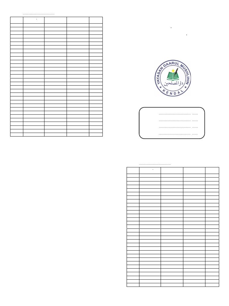 BUKU MUTABA'ah Yaumiyyah 2022 B | PDF