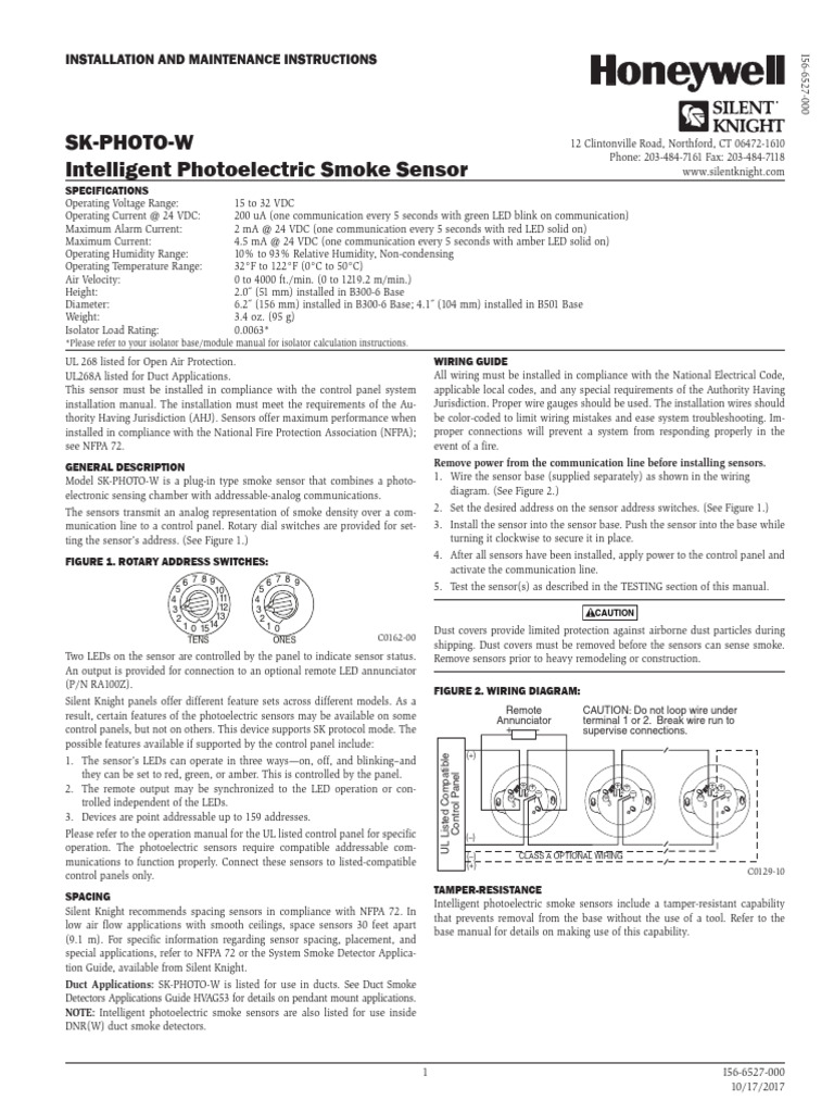 SK-PHOTO-W Installation Manual | PDF